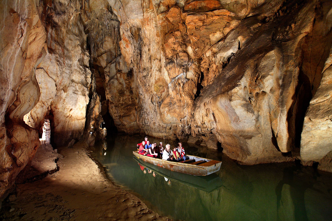 A Boat Ride In The Domica Cave | SLOVAKATION